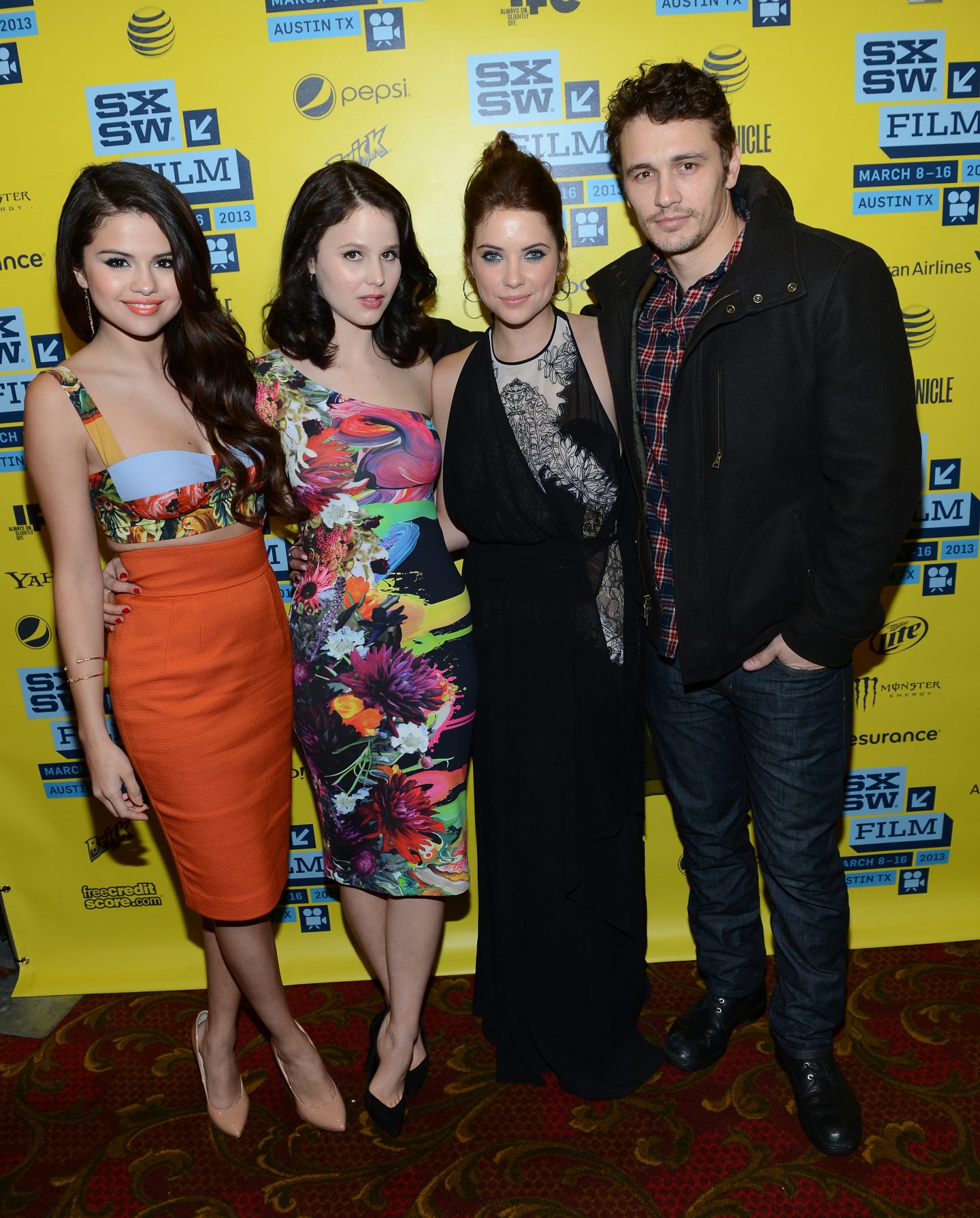 Selena Gomez, Rachel Korine, Ashley Benson & James Franco - SXSW